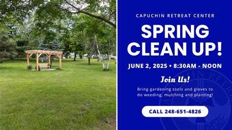 Spring Clean Up Day Capuchin Retreat