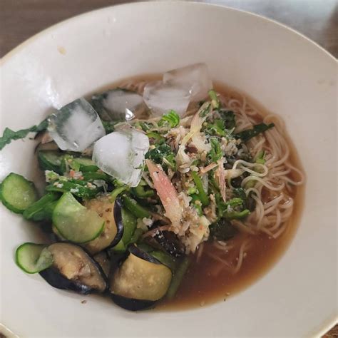 冷や汁風ぶっかけ素麺 だんぼママのブログ