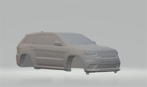 Stl File Jeep Grand Cherokee Trackhawk 2018・3d Printable Model To