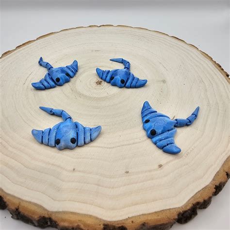 3d Printed Articulated Stingray 3d Design Dad