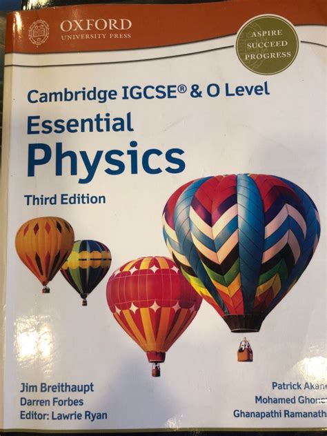 Cambridge Igcseando Level Essential Physics Third Edition Hobbies And Toys