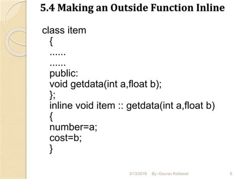 Classes Objects In Cpp Ppt