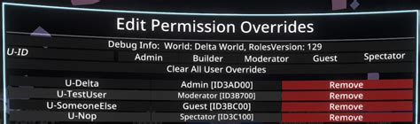 Github Xdeltapermissioncontrol A Neosmodloader Mod For Neos Vr