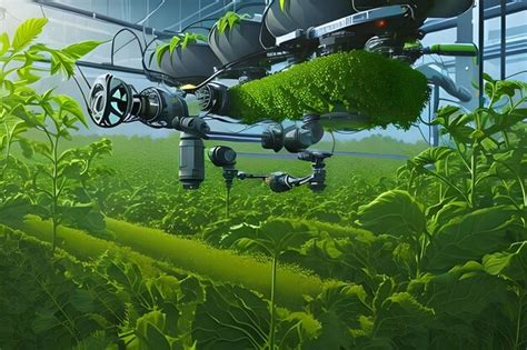 Premium AI Image Watering Farm Plant Automatic Irrigation