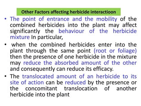 L10 Herbicide Mixture And Utility In Agriculture Herbicide Compatibility With Agro Chemicals
