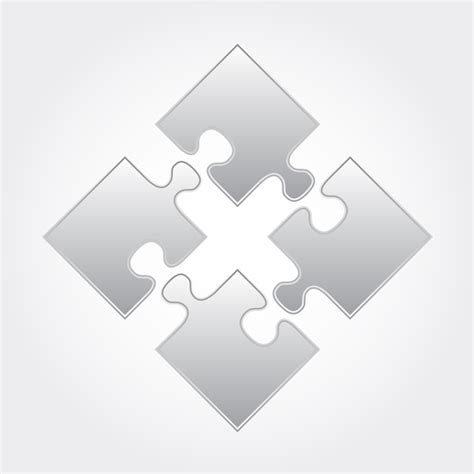 Premium Vector Puzzle Square