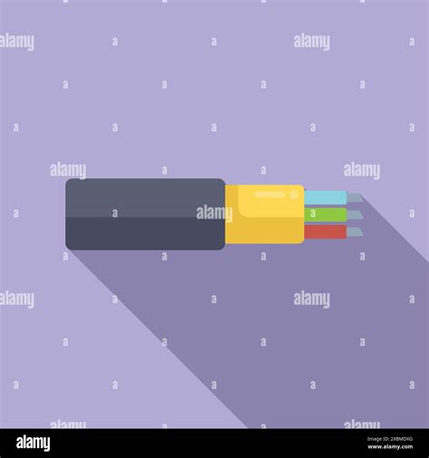 Illustration Of An Optical Fiber Cable Transmitting Data Through Light
