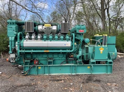 Cummins Qsv81g 1100 Kw Natural Gas Generator Set Ci Group