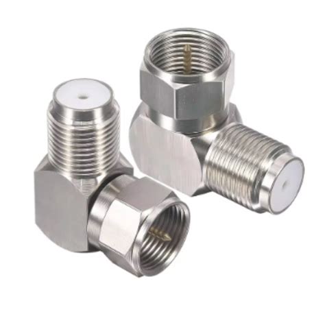 Adaptador Ángulo Recto Rg6 Tipo F Conector Macho A Hembra Ipstore