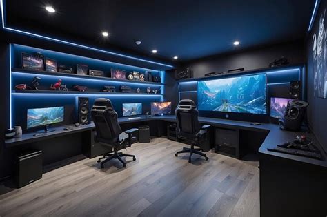 Premium Photo 92 A Gamer Room With A Builtin Ventilation System For
