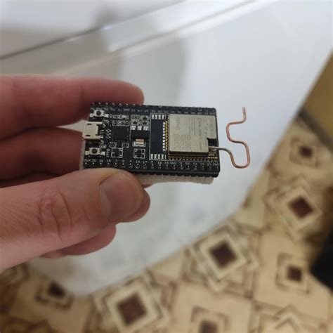 Makeshift Antenna For Esp32 Wroom 32u Resp32