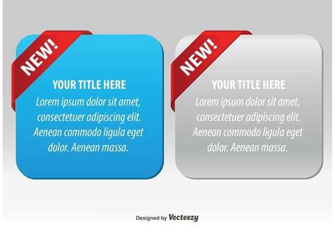 텍스트 상자 템플릿 Ai Eps Uidownload