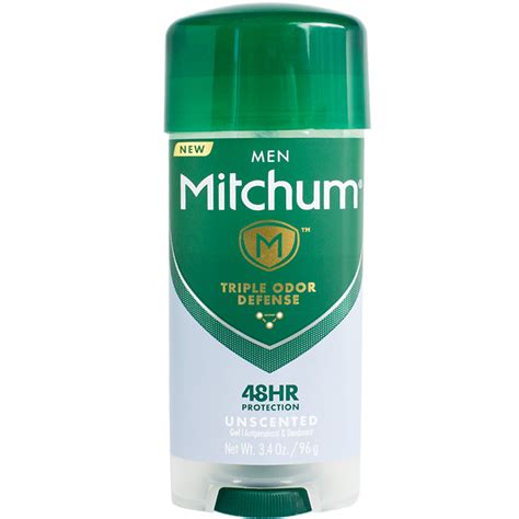 Mitchum Men Triple Odor Defense Gel Antiperspirant And Deodorant