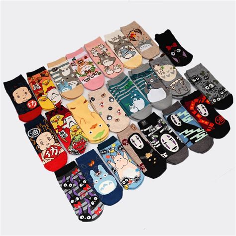 My Neighbor Totoro Totoro And His Friends Ankle Socks — Little Sock Store