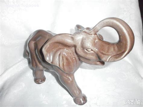 Стара Керамична Фигура Статуетка Слон в Декорация за дома в гр Варна Id38899277 — Bazar Bg
