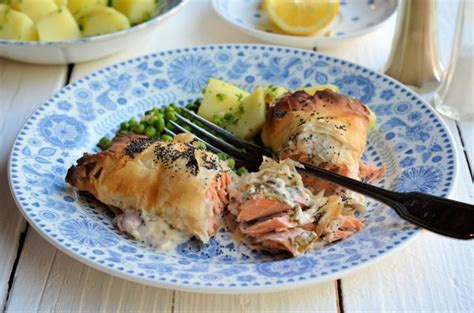 Seductive Salmon Salmon Sorrel And Cream Cheese Parcels Recipe