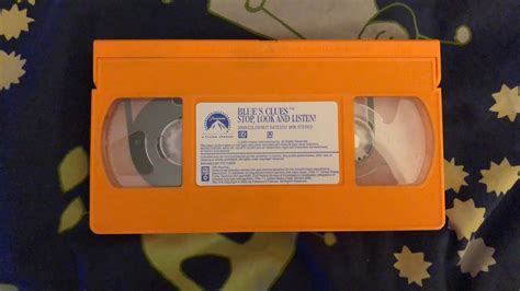 Opening To Blues Clues Stop Look And Listen Vhs Youtube
