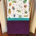 Retro Bunny Pastel Cotton Chenille Baby Burp Cloth Set Etsy