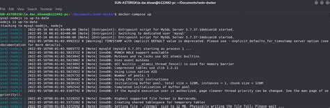 xây dựng nodejs expressjs với mysql sử dụng docker và docker compose