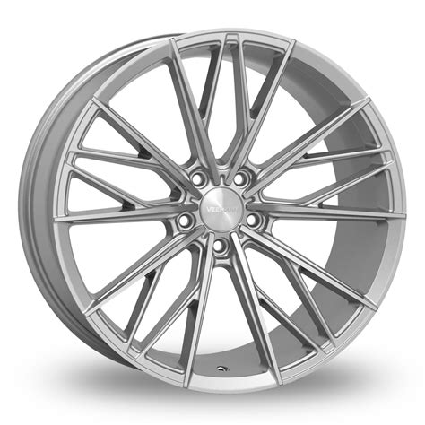 22 Veemann V Fs60 Silver Machined Alloy Wheels Wheelbase Alloys