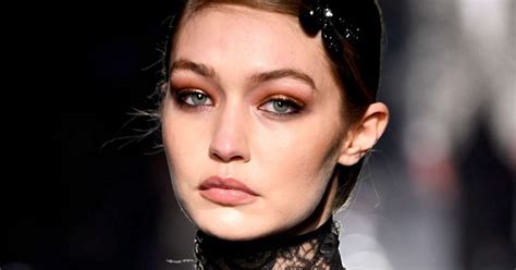 Gigi Hadid Nipples In See Through Dress At Tom Ford Aw20 Fashion Show