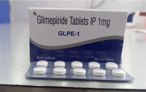 Glpe 1 Glimepride Tablets At Rs 30stripe Glimepiride Tablets In
