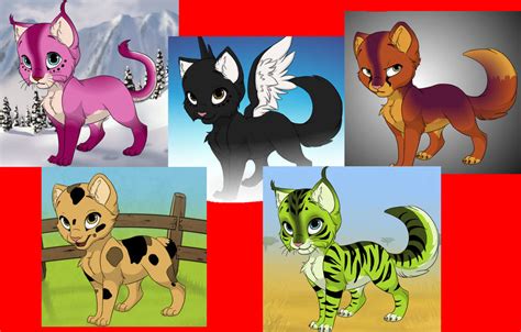 Warrior Cat Adoptables By Yellowgrowlithe On Deviantart