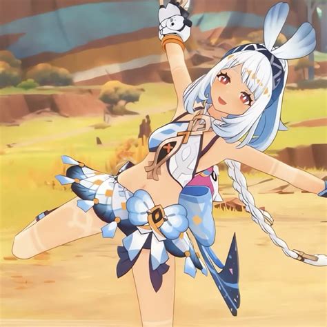 Mualani Candace Genshin Official Art Mualani Ritual Eremite Floral