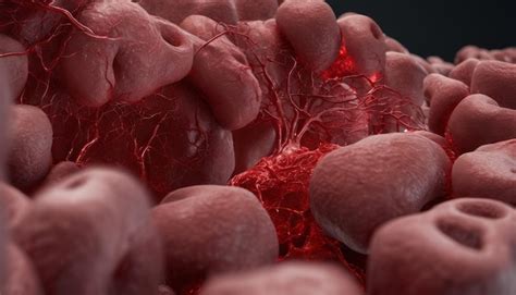 Premium Photo Vascular Network In A Dense Tissue Illuminated By Red Light