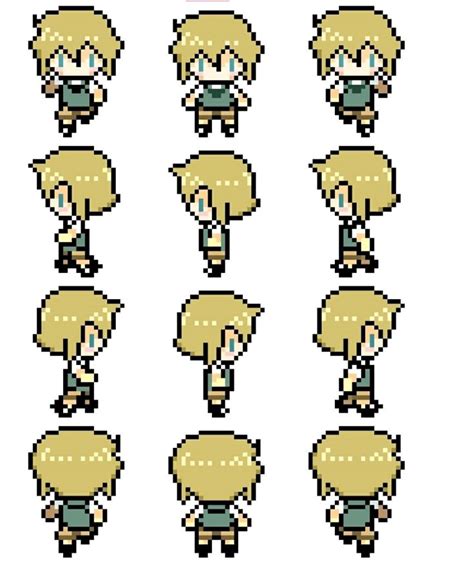 Different Types Of Hair In Pixel Art