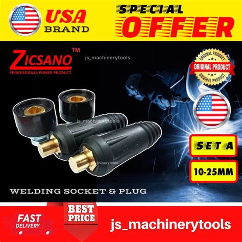 Welding Socket 10 25mm 35 50mm Mma Mig Tig Welding Inverter Quick