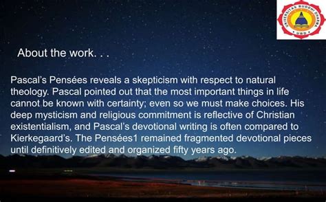 The Wager By Blaise Pascal Ppt
