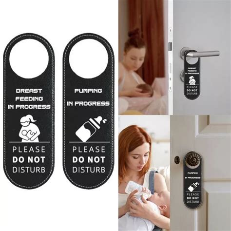 PLEASE DO NOT Disturb Hotel Bulletin Board PU Door Hanger Door Sign Bar