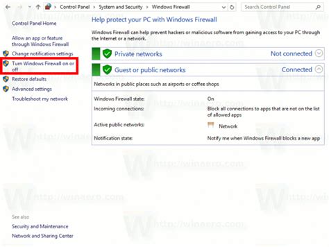How To Disable Windows Firewall In Windows 10