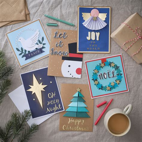 6 Simple Christmas Card Ideas To Make Hobbycraft