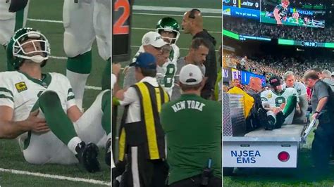 Aaron Rodgers se lesiona en su debut con los Jets Se podría perder toda la temporada de la NFL
