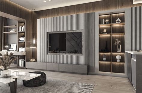 Tv Arkası Ahşap Panel Modelleri Örnek Uygulamalar Mim Aksesuar