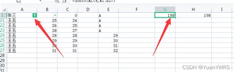 excel 利用subtotal函数计算筛选后数列总和、均值、最大、最小值 subtotal怎么计算筛选后的中位数 csdn博客