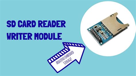 1 Minute Intro SD Card Reader Writer Module With SPI For Arduino Storage YouTube