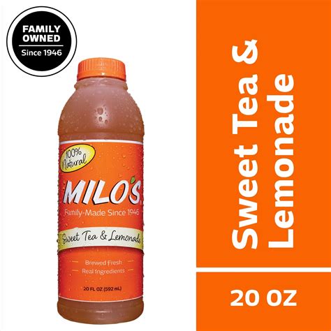 Milos Sweet Iced Tea And Lemonade Fresh Central Grocery