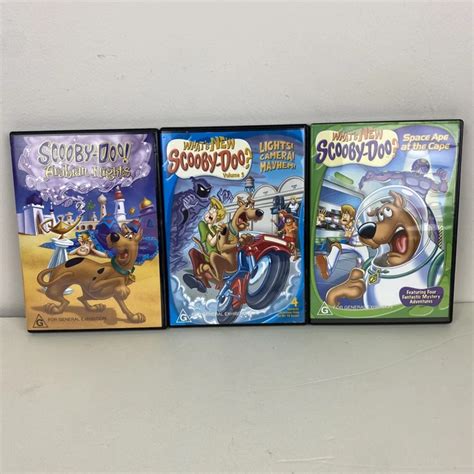 Scooby Doo 3 Dvd Bundle Region 4 Pal Space Ape Lights Camera Vgc Free