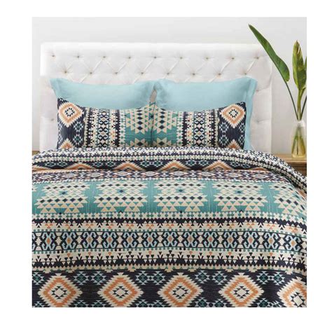 Valentina Burnt Brick Multi Bed Sheet Set Varamlife Home