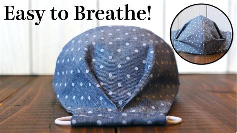 Breathable Face Mask Sewing Tutorial No Pattern｜diy Fabric Mask Youtube