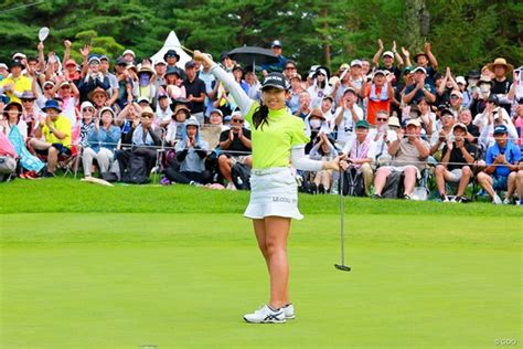 画像詳細 2023年 Nec軽井沢72ゴルフトーナメント 最終日 安田祐香 プロ6年目の菅沼菜々が涙のツアー初優勝 神谷そらをプレーオフで