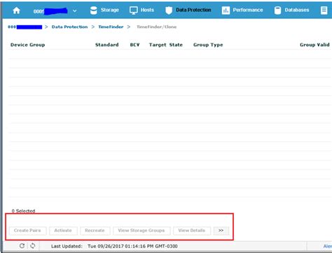 Unisphere For Vmax Timefinder Clone Screen In Unisphere Shows All