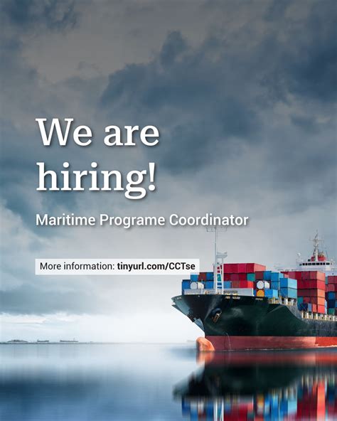 High Level Climate Champions On Linkedin 🌊 Were Hiring Maritime