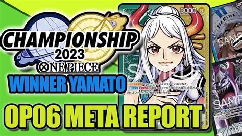 Whats Winning In Op06 Japan Op06 Week 1 Meta Report Youtube
