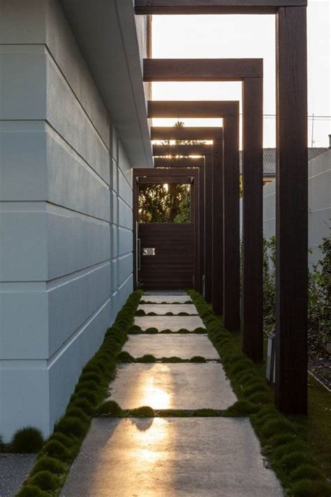 Luxury Waterfront Property In Queensland Promenade Residence Backyard Pergola Outdoor Pergola
