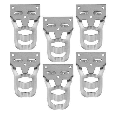 Masteelf 6pcs Flag Pole Rod Holder Heavy Duty Flag Pole Holder For