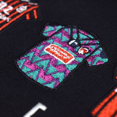 Afcb X Art Of Football Retro Kit Hoodie Black